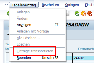 Wie Sie RSADMIN Parameter transportieren