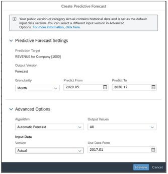How to create forecasts with SAP Analytics Cloud for Planning
