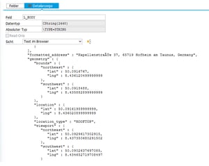 Use Google API and ABAP to enrich SAP data with geoinfos