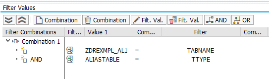 How to setup flexible scenarios with Tables Aliases