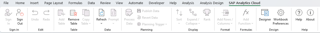 SAP Analysis for Office vs. SAP Analytics Cloud Add-In - A comparison