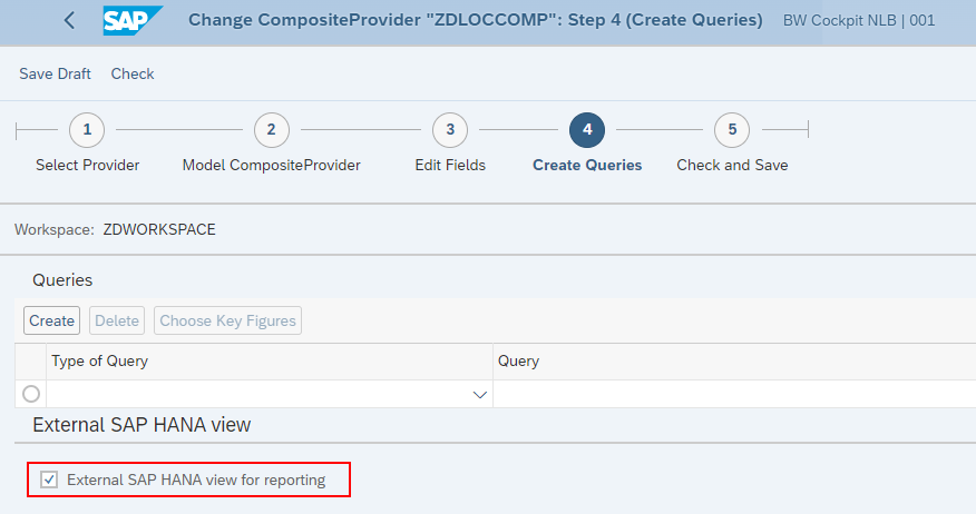 External HANA Views - Generating external HANA views from BW objects