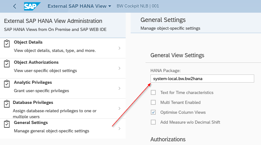 External HANA Views - Where are the external HANA views stored?