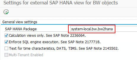 External HANA Views - Where are the external HANA views stored?