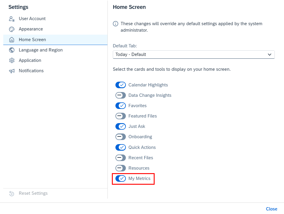 My Metrics in SAP Analytics Cloud: Personalized KPI Monitoring Made Easy