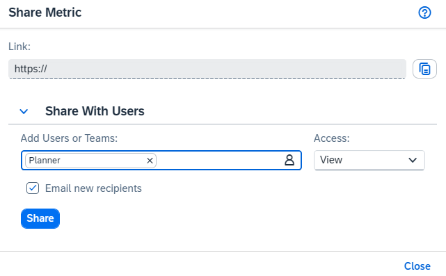My Metrics in SAP Analytics Cloud: Personalized KPI Monitoring Made Easy