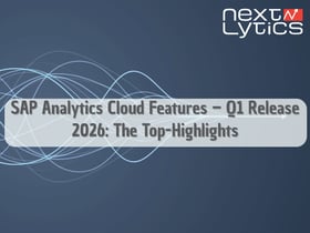 SAP Analytics Cloud - Using SAC container objects correctly