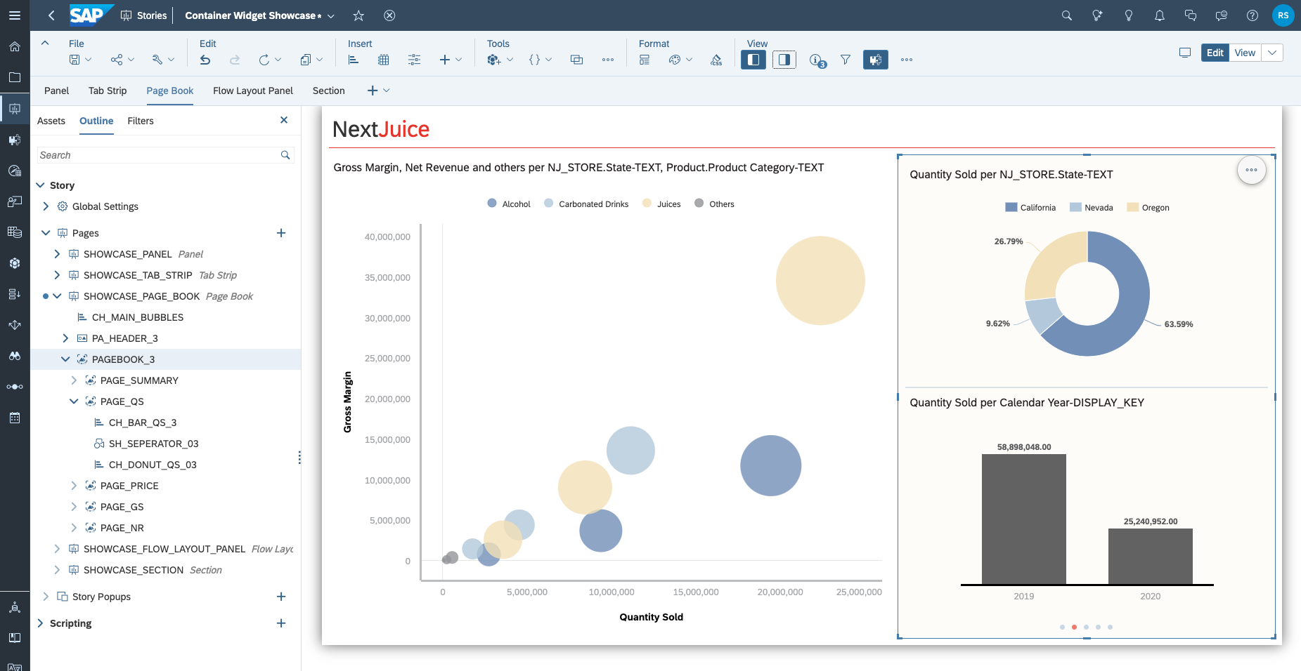 SAP Analytics Cloud - Using SAC container objects correctly