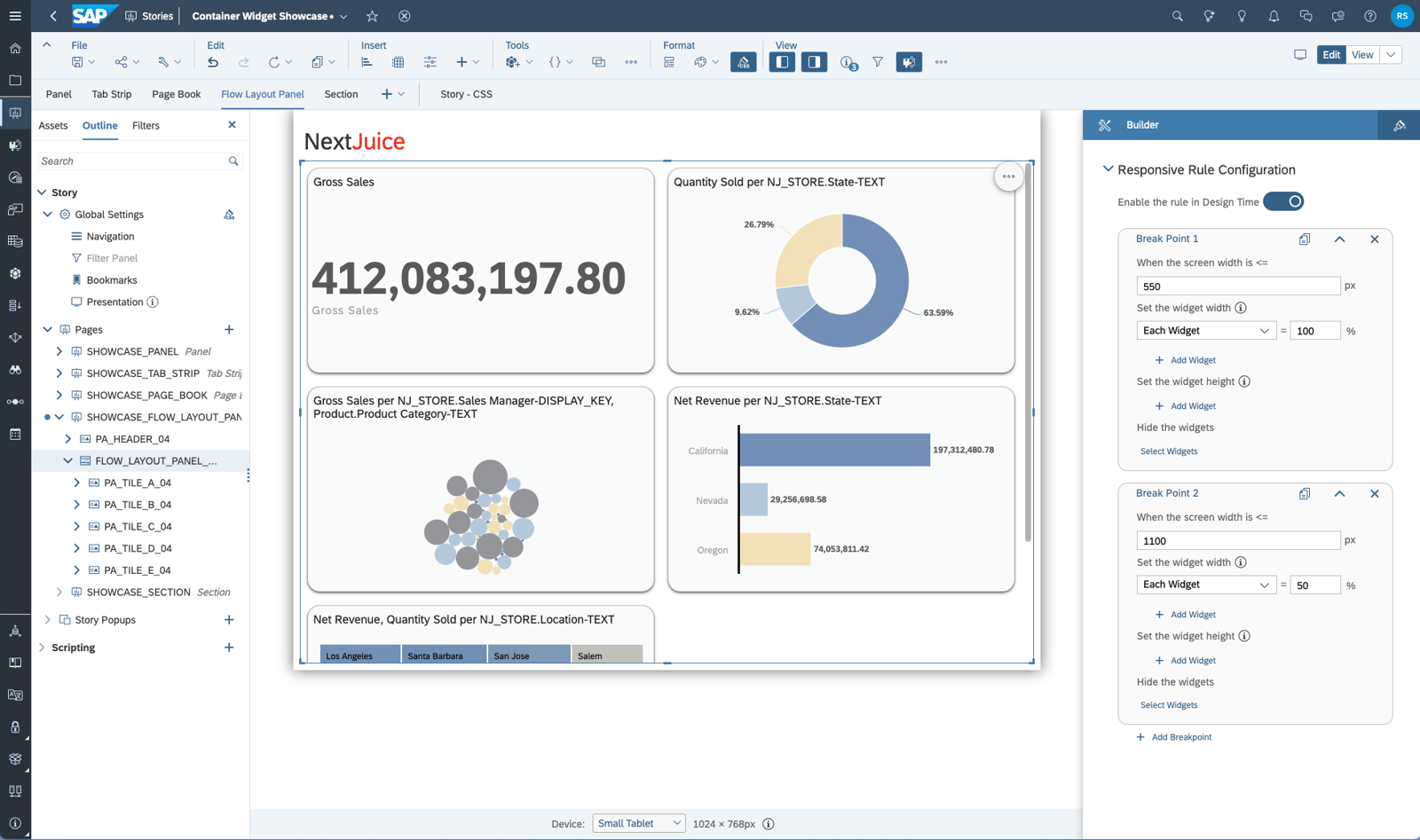 SAP Analytics Cloud - Using SAC container objects correctly
