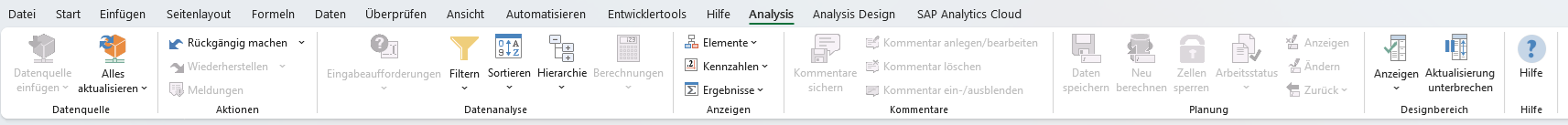 SAP Analysis for Office vs. SAP Analytics Cloud Add-In - Ein Vergleich