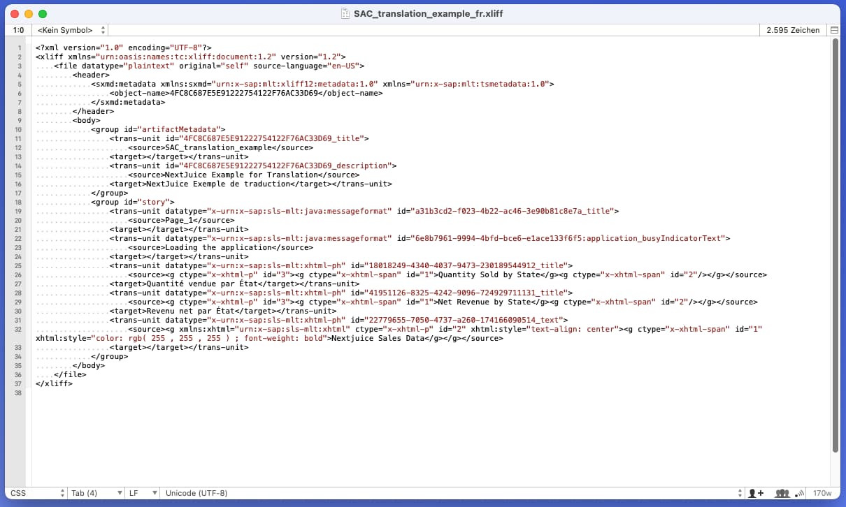 SAC Translation: Multi language reports in SAP Analytics Cloud