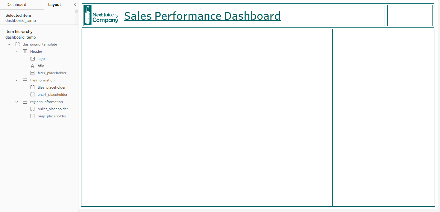 Dashboarding with Tableau - How to work with layout containers