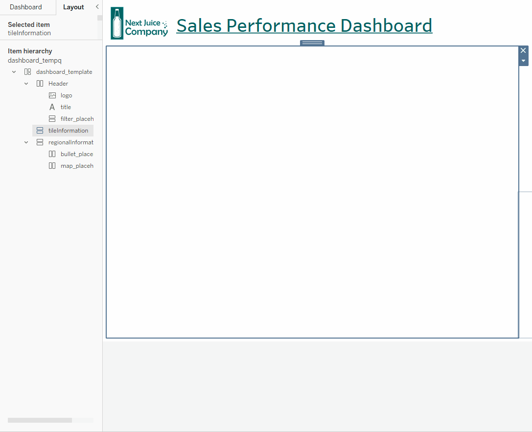 Dashboarding with Tableau - How to work with layout containers