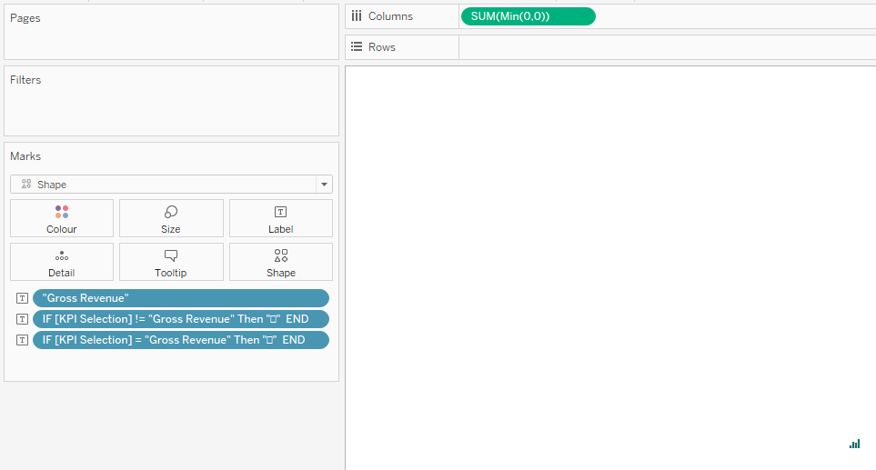 Dashboarding with Tableau - Buttons & Parameter Actions in combination