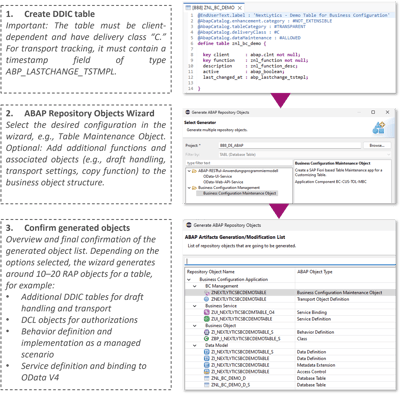 SAP Fiori table maintenance with ABAP RAP and one alternative
