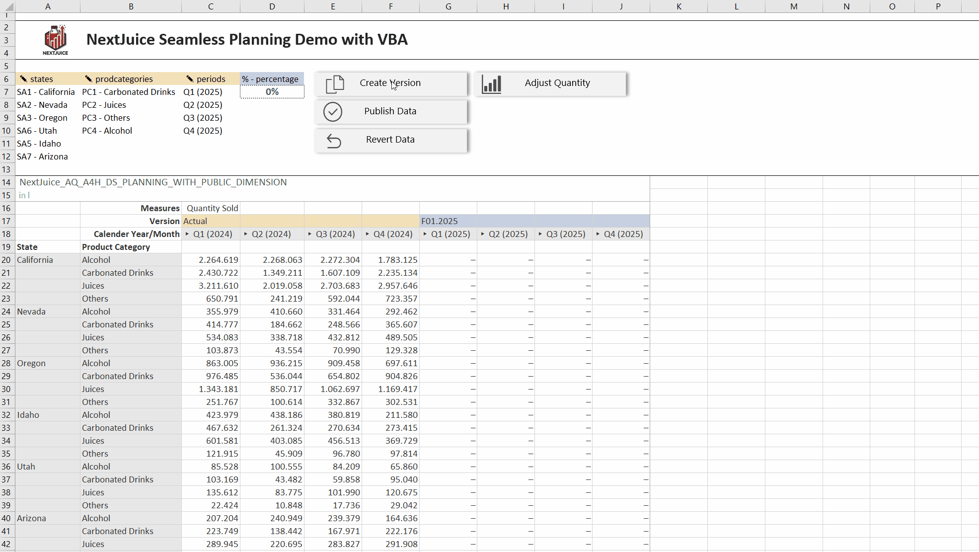 VBA in the SAP Analytics Cloud Excel add-in – we have tested it