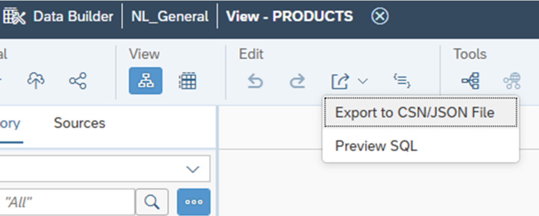 SAP Datasphere JSON Hack: Transform Graphical to SQL View