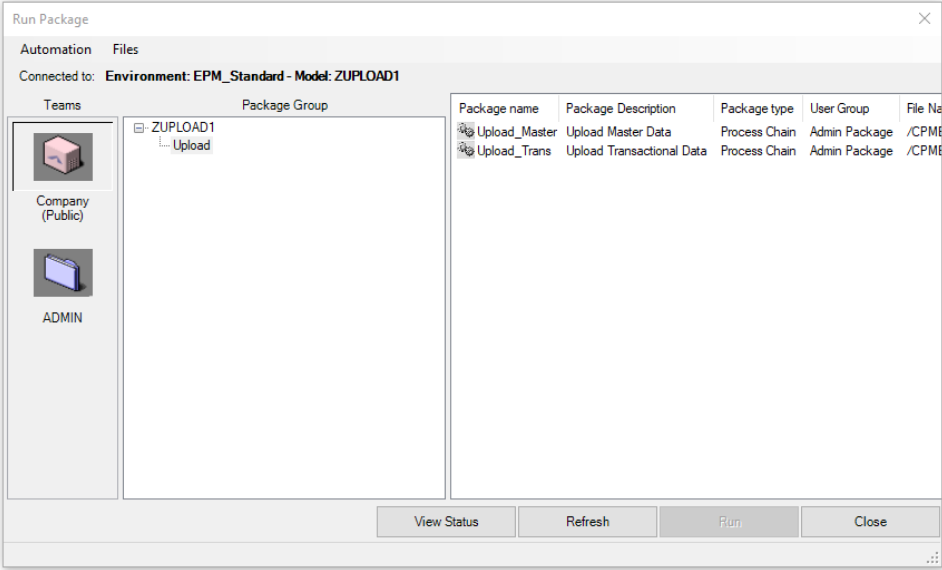 Flatfile upload with SAP BPC EPM Add-In und possible alternatives