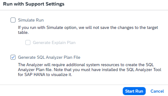 Performance Analysis for SAP Datasphere Transformation Flows
