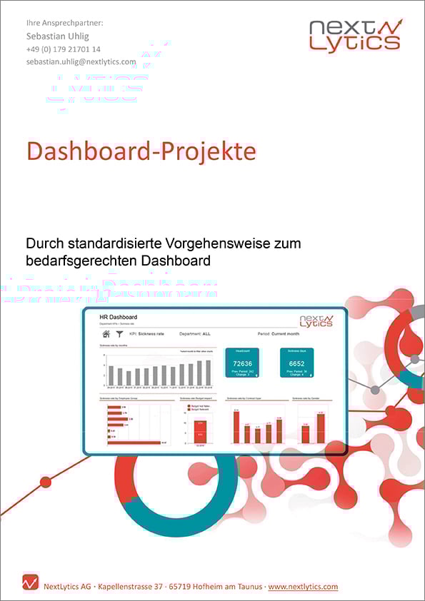 Free whitepaper "Dashboard projects with NextLytics" (German)