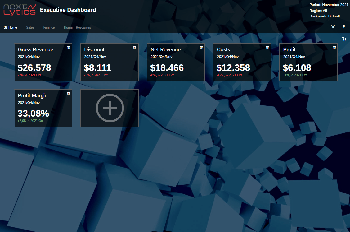 How to use bookmarks in SAC Analytics Designer