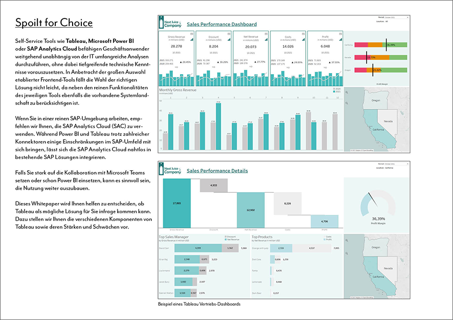 Self-Service Analytics mit Tableau